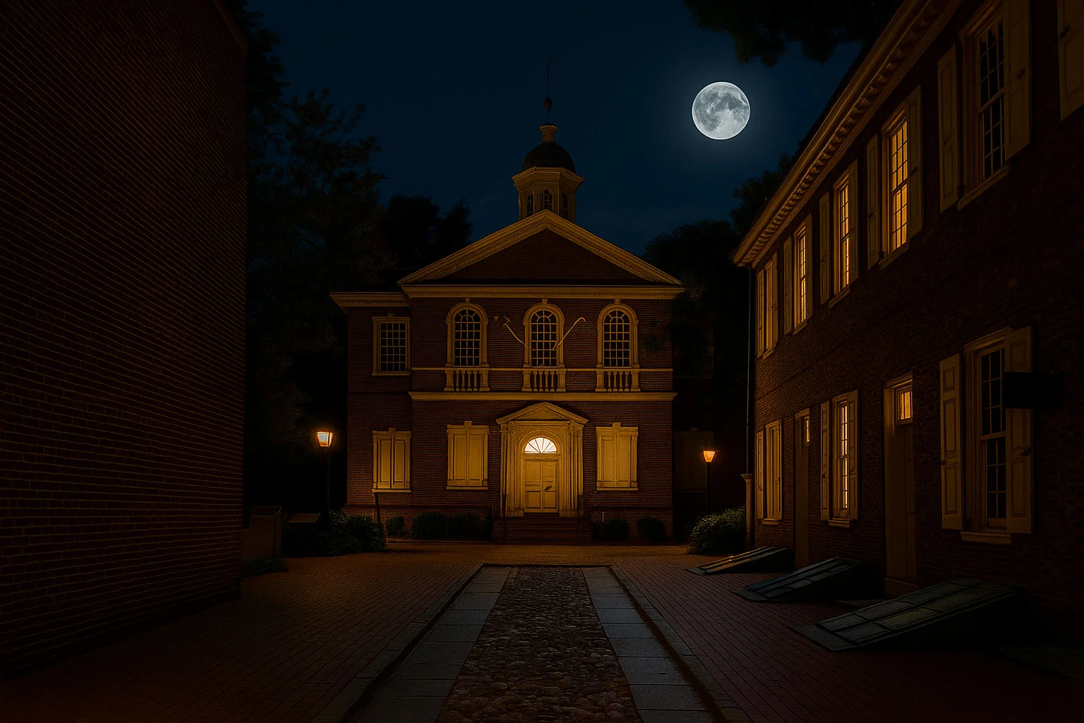 El Embrujado Carpenter's Hall | Donde el Fantasma de Benjamin Franklin ...